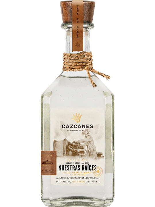 Cazcanes Nuestras Raíces Still Strength Blanco Tequila 2026 | Artisanal ...