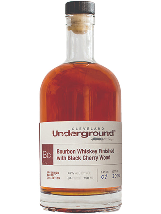 Cleveland Underground Bourbon Whiskey Finished with Black Cherry Wood ...