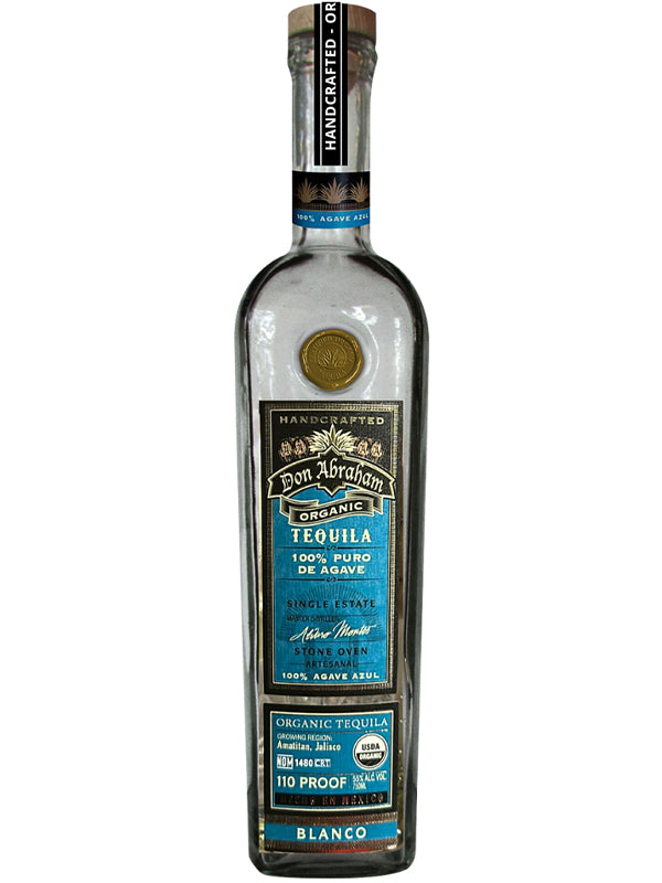 Don Abraham Organico Blanco Tequila Still Strength 110 Proof – Del Mesa ...