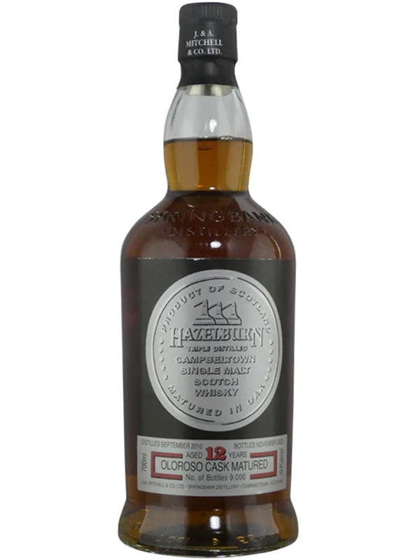 Hazelburn 12 Year Old Oloroso Cask Matured Scotch Whisky 2022 – Del ...