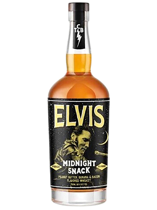 Elvis Midnight Snack Peanut Butter, Banana & Bacon Flavored Whiskey ...