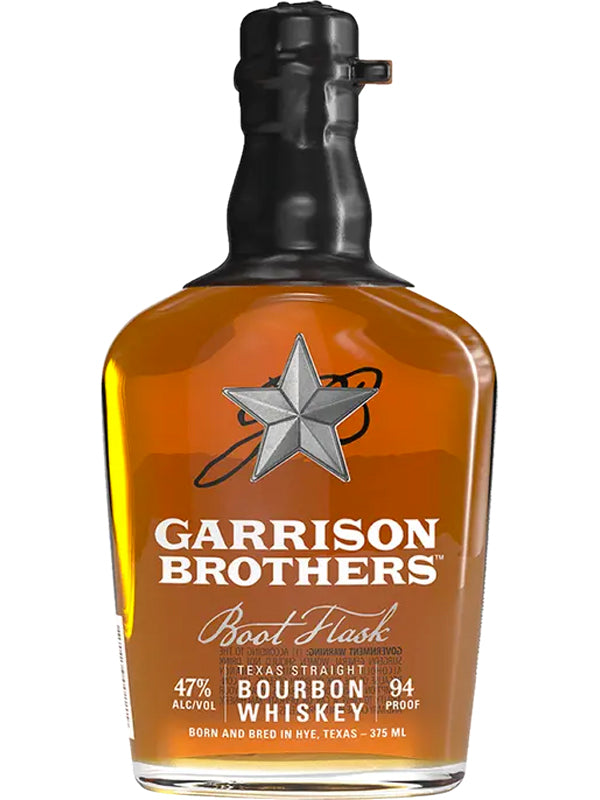 Garrison Brothers Boot Flask Bourbon Whiskey 375mL | Texas Straight ...