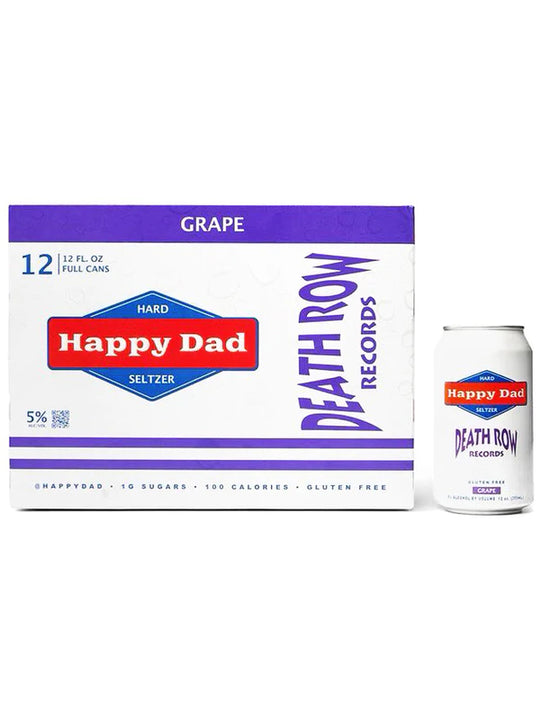 Happy Dad Hard Seltzer Death Row Records Grape – Del Mesa Liquor