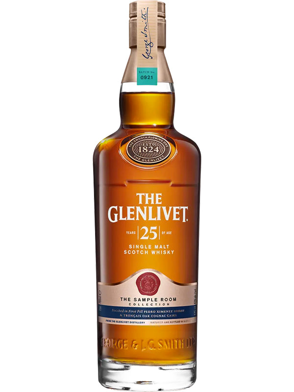 The Glenlivet 'Sample Room Collection' 25 Year Old Scotch Whisky – Del ...